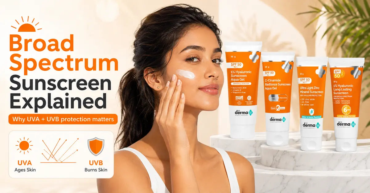 What Is Broad Spectrum Sunscreen? – The Derma Co