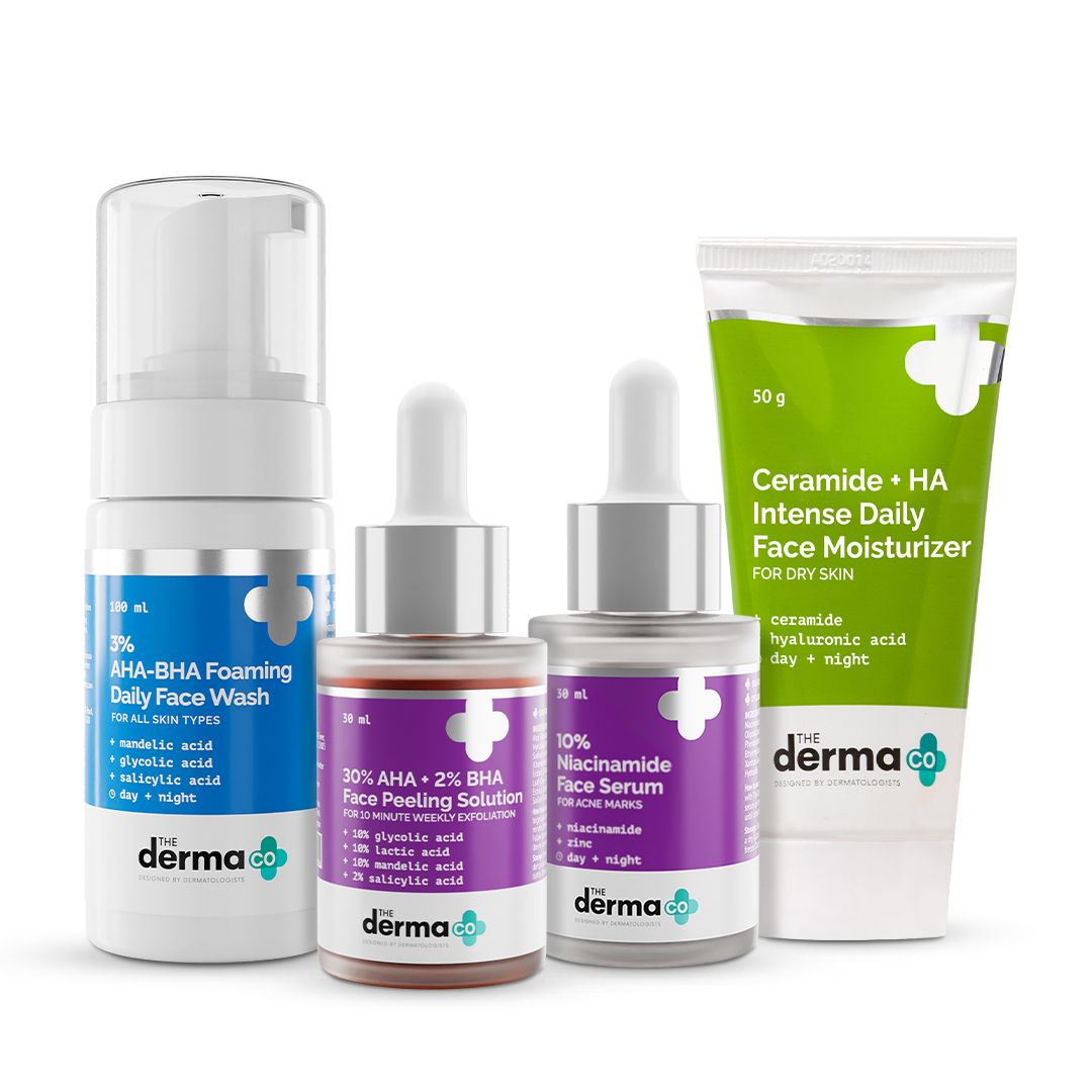 Derma Co Acne Marks Kit for Smooth Skin – The Derma Co