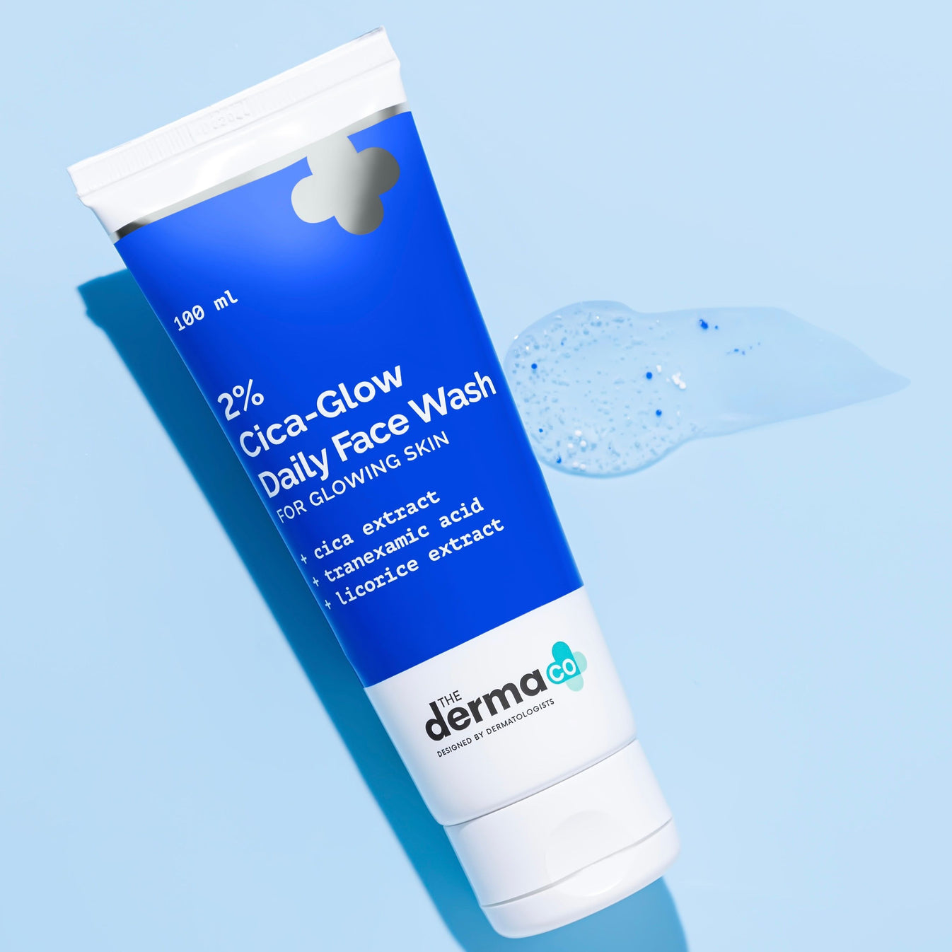 2% Cica-Glow Daily Face Wash -100ml | The Derma Co