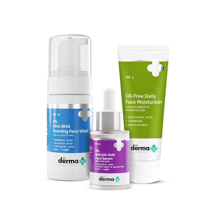 The Derma Co No More Active Acne Kit